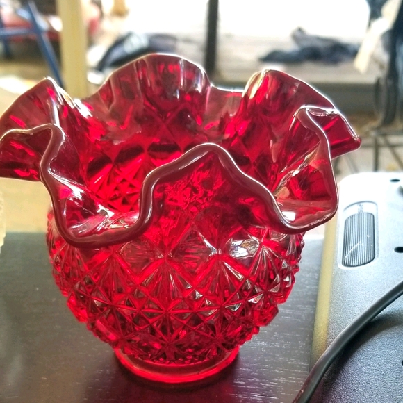 Fenton | Accents | Vintage Fenton Art Glass Vase | Poshmark